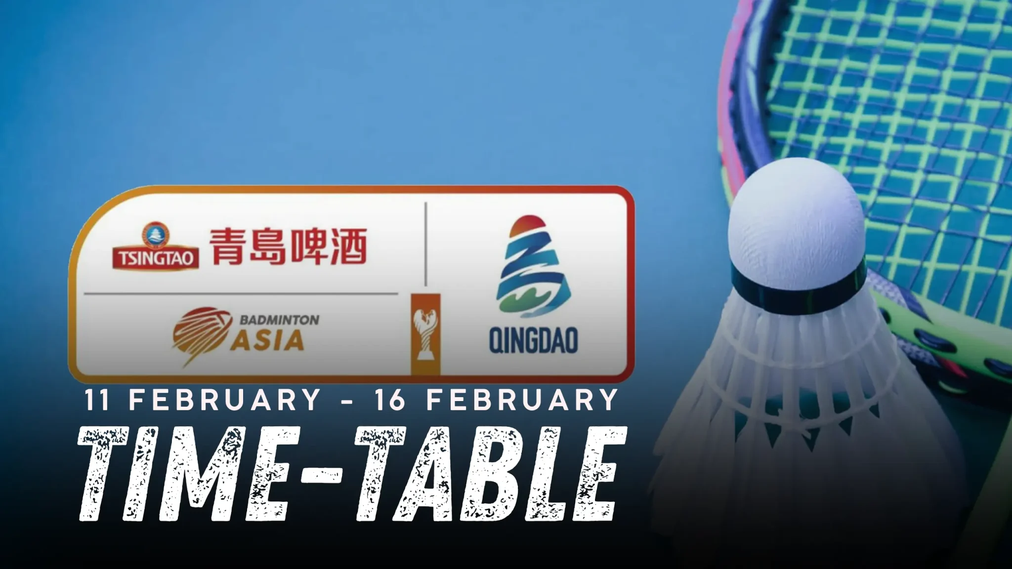 Badminton Asia Mixed Team Championships 2025 Schedule, More